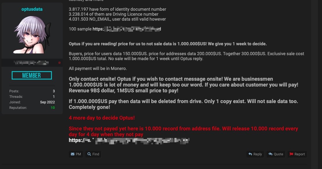 OPTUS DATA BREACH: MILLIONS OF CUSTOMER DATA AFFECTED! | SECURE CYBER ...